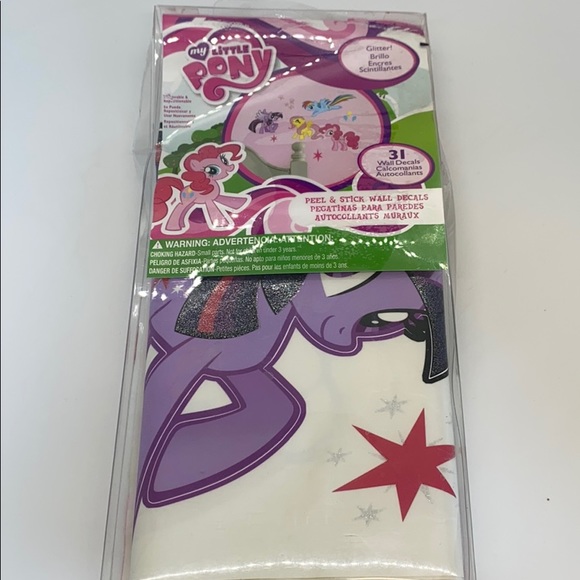 My Little Pony | Wall Decor | New My Little Pony Glitter Wall Decals ...